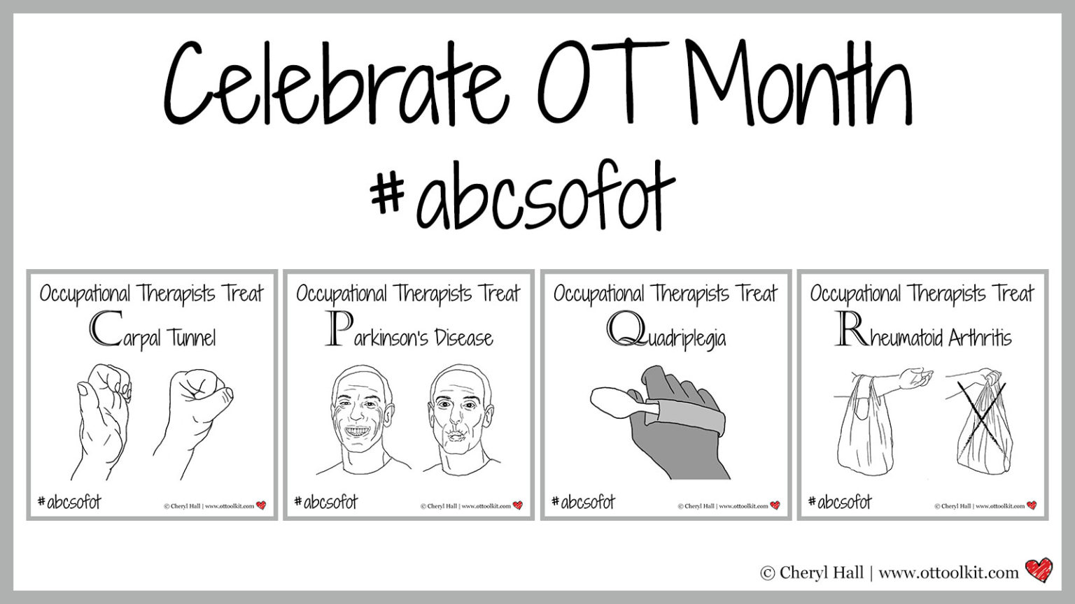 Celebrate Occupational Therapy Month! - OT Toolkit™ Blog